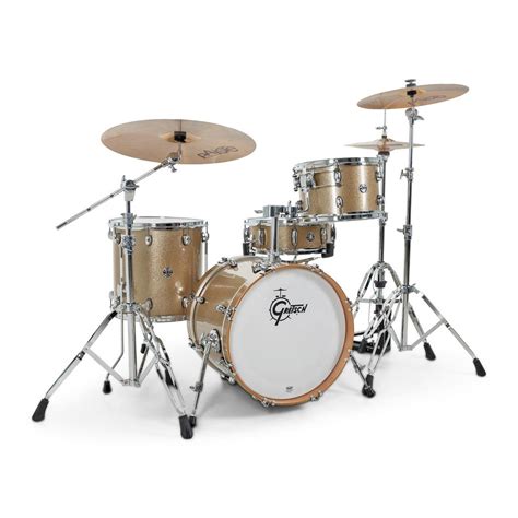 Gretsch Catalina Club Cc2 4pc Drum Set 18121414 Sahara Sparkle