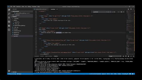 Build A Spider With Python Youtube