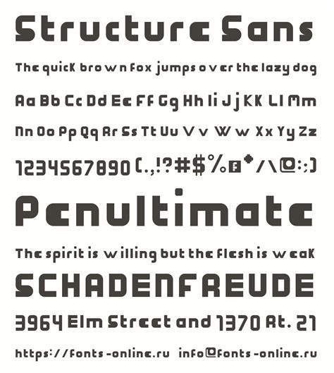 Structure Sans Font