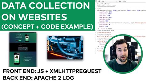 How Data Collection Works On Websites Javascript Tracking On Front End