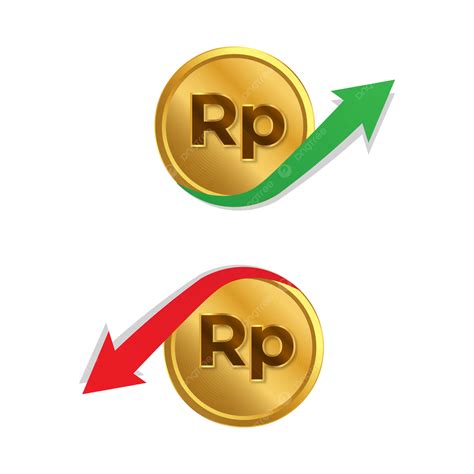 Gambar Rupiah Panah Ke Bawah Png Vektor Psd Dan Clipart Dengan