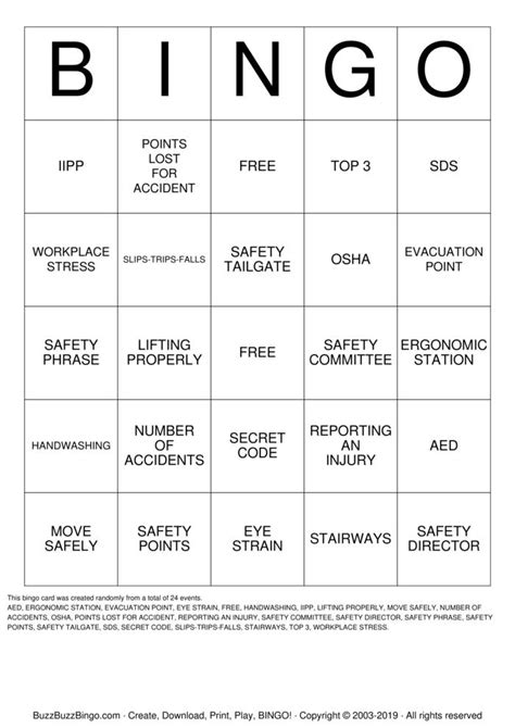 Safety Game Ideas For Work At Amelia Bryant Blog