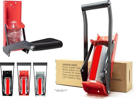 Heavy Duty Plastic Bottle Can Crusher For Recycling Metal