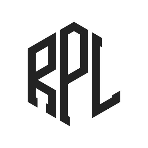 Premium Vector Rpl Logo Design Initial Letter Rpl Monogram Logo Using
