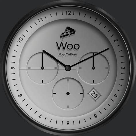 Woo Pop Culture CHRONO • WatchMaker: the world's largest watch face ...