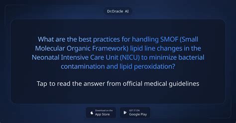 What Are The Best Practices For Handling Smof Small Molecular Organic