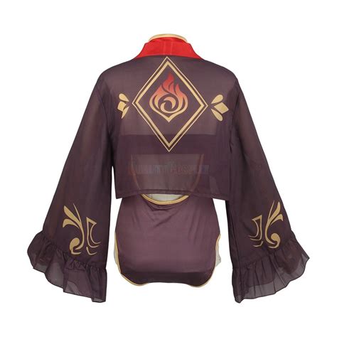 Genshin Impact Hu Tao Swimsuit Cosplay Costume Hqcosplay