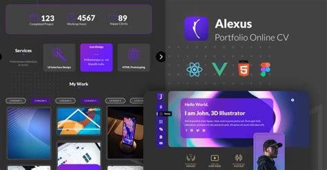ilham meidi on linkedin alexus portfolio online cv html react vue