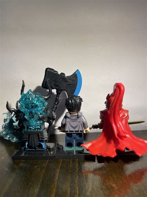 Solo Leveling Igris Iron Sung Jing Woo Figur Lego Komp Neu Gemäss