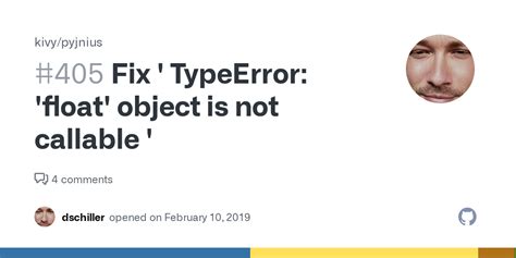 Fix Typeerror Float Object Is Not Callable · Issue 405 · Kivy