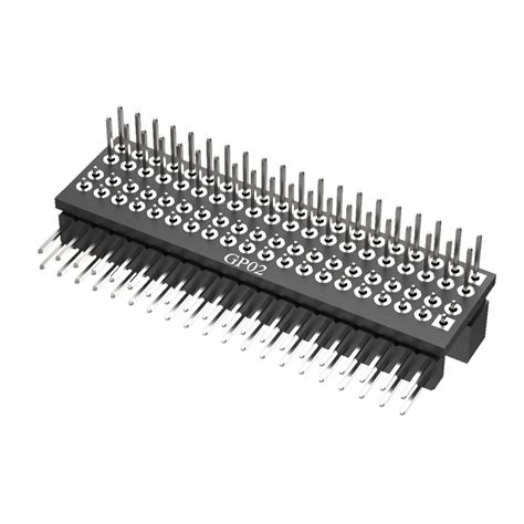 Micro Connectors Raspberry Pi 40 Pin Gpio 1 To 2 Expansion Board