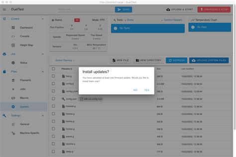 configuring reprapfirmware for your machine duet3d documentation