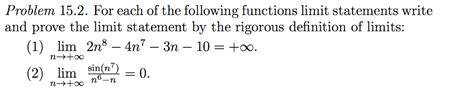 Solved Problem 152 For Each Of The Following Functions