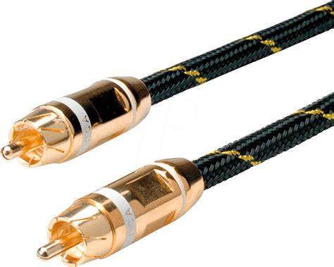 ROLINE Cinch Cable Simplex Connector Connector White M Bei Reichelt Elektronik