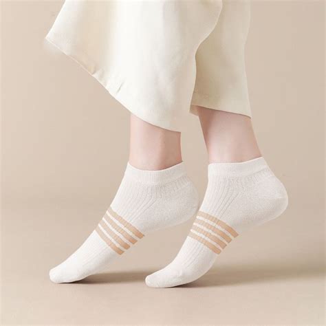 Alilang Womens Ankle Socks Wicking Non Slip Cotton For Casual
