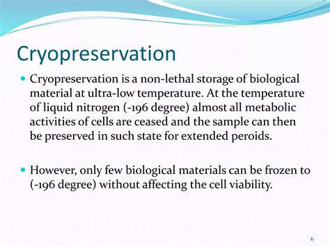 Cryopreservation Pptx