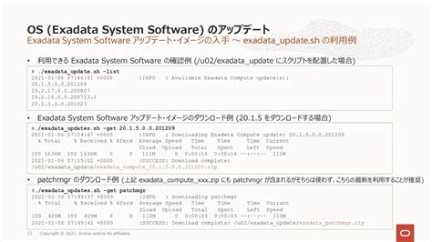 Oracle Exadata Cloudcustomer Exadata Database Service お客様 Vm の Os Exadata System Software