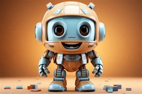 premium photo pastel beige robot building kit encouraging handson