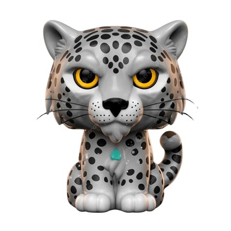 Snow Leopard 3d Cartoon Snow Leopard 3d Snow Leopard Cartoon Png