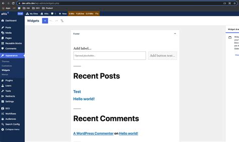 fatal error on widgets screen · issue 439 · humanmade altis cms · github