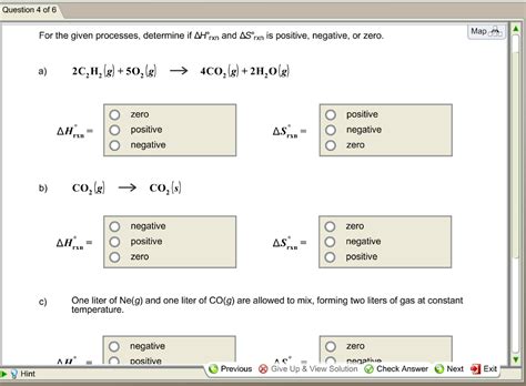 solved for the given processes determine if delta h 0 rxn