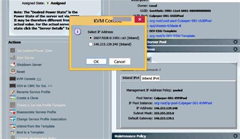 CIMC Inband Access On UCS B Series Blades Configuration Example Cisco