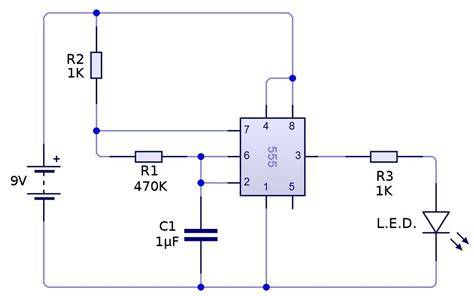 Marvelous Blinking Led Using 555 3 Way Switch With Outlet