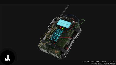 C4 Plastic Explosive Buy Royalty Free 3d Model By Jakub Jacobb 3d