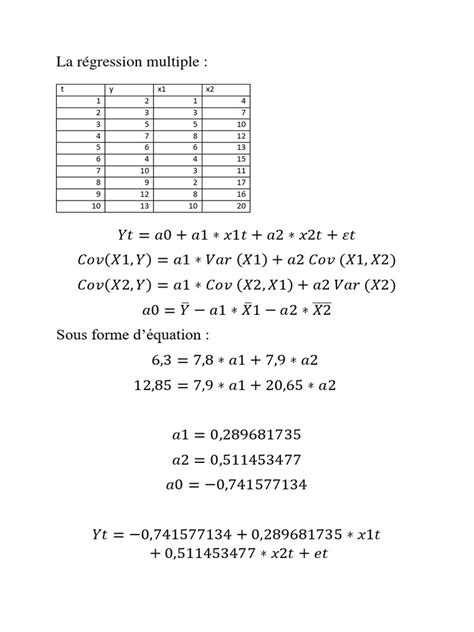 la régression multiple pdf