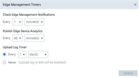 Configuration Industrial Edge Documentation