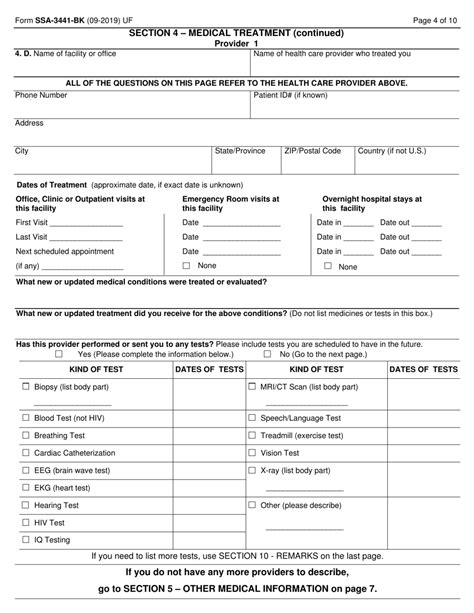 Form Ssa 3441 Bk Fill Out Sign Online And Download Fillable Pdf
