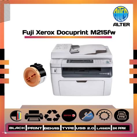 Jual Fuji Xerox Docuprint M Fw Scan Copy F Shopee Indonesia