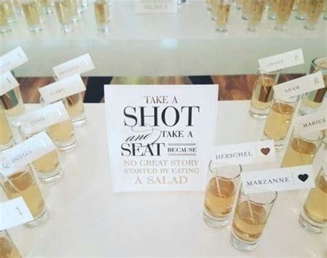 Wedding Ideas For A Seating Chart—shots Seating Charts With A Sign That