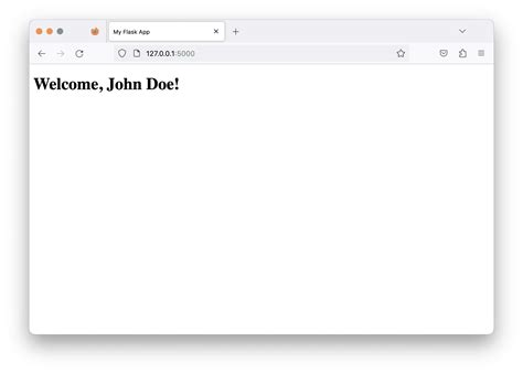 Rendering Html Templates With Flask Vivek Molkar