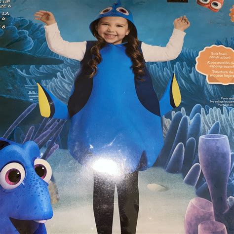 Disney Pixar Finding Dory Costume 3 Fits Up To Size 6 By Disguise For