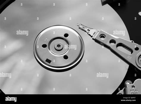 Open Hard Drive Stock Photo Alamy
