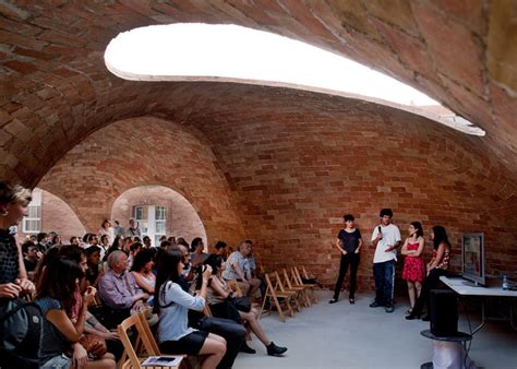 Vaulted Brick Pavilion In Barcelona By Map13