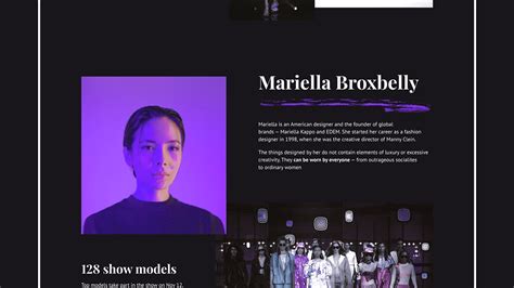 UI UX Design Model S Show Landing Page Behance