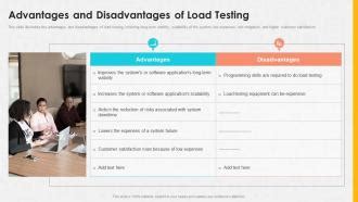 Conformance Testing IT Advantages And Disadvantages Of Load Testing Ppt Ideas Presentation