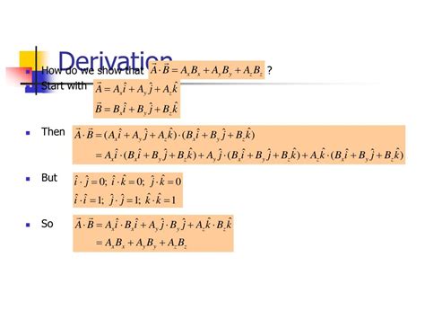 PPT Dot Product PowerPoint Presentation Free Download ID 4499443