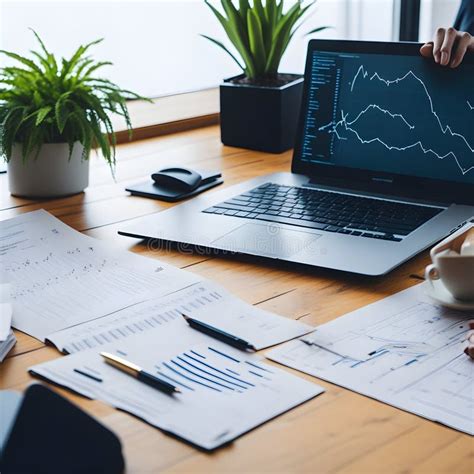 Image Of Business Analyzing Statistic With Financial Planning In Office