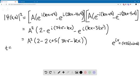 solved a free particle moving in one dimension has wave function Ψ x