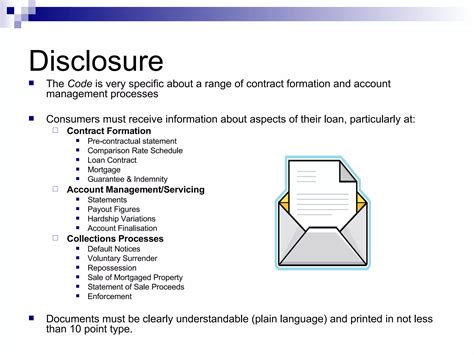 Uniform Consumer Credit Code Content Ppt