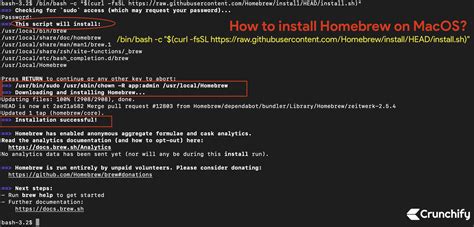 Install Homebrew Mac Without Sudo Design Talk