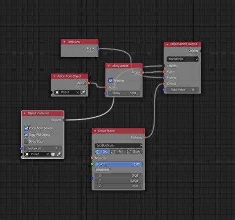 Animation Nodes Array And Time Offset Animation Rblenderhelp