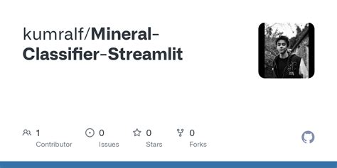 Github Kumralfmineral Classifier Streamlit