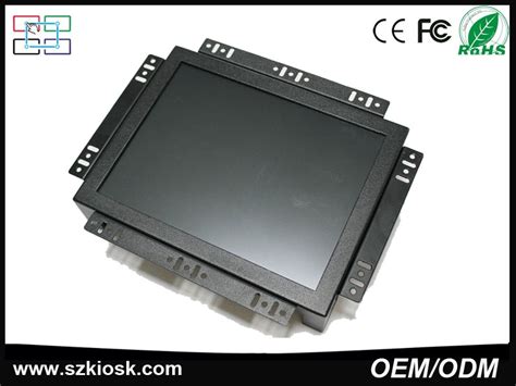 ODM Open Frame Industrial Monitor With VGA AV DVI HDMI Monitor Shenzhen Kiosk Electronic