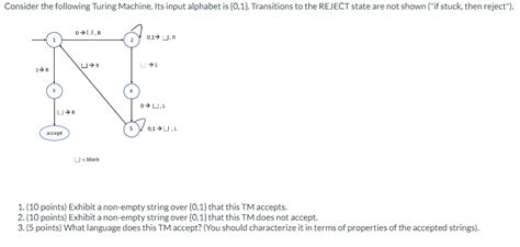 Solved 1 10 Points Exhibit A Non Empty String Over 01