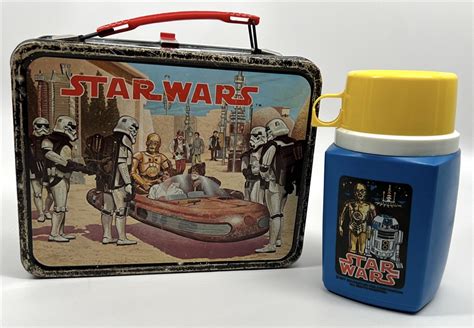 Lot Detail “star Wars” Original Vintage 1977 Lunchbox And Thermos King
