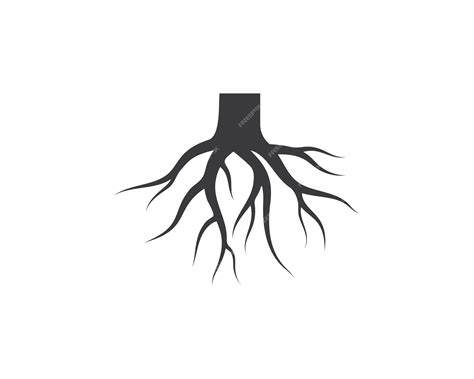 Tree With Roots Vector F